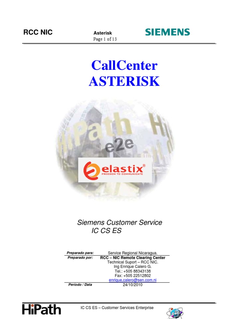 Call Center En Asterisk Descargar Gratis Pdf Telefonía