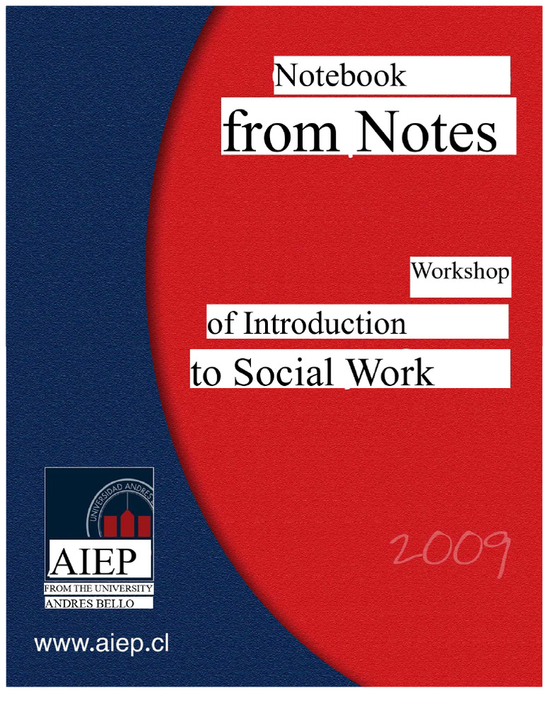 Workshop Notebook For Introduction To Social Work | PDF | Social Work ...