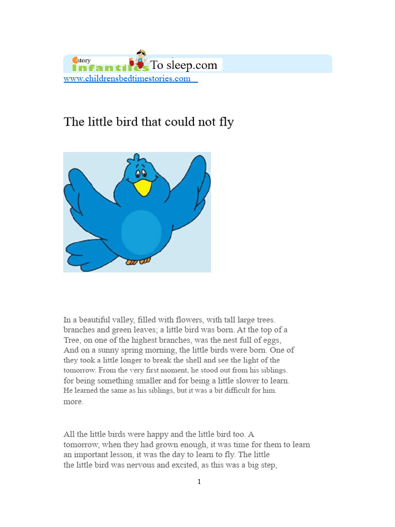 The Little Bird That Could Not Sing | PDF | Ornithology | Birds