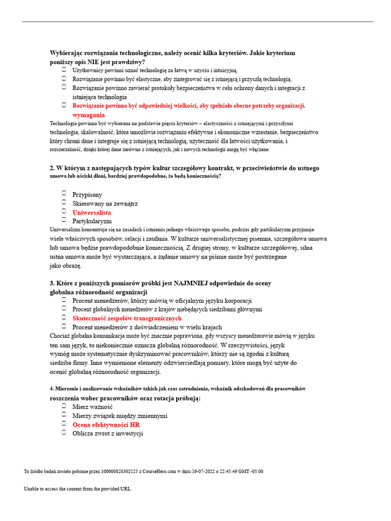 Pytania Praktyczne SPHRi 7 | PDF