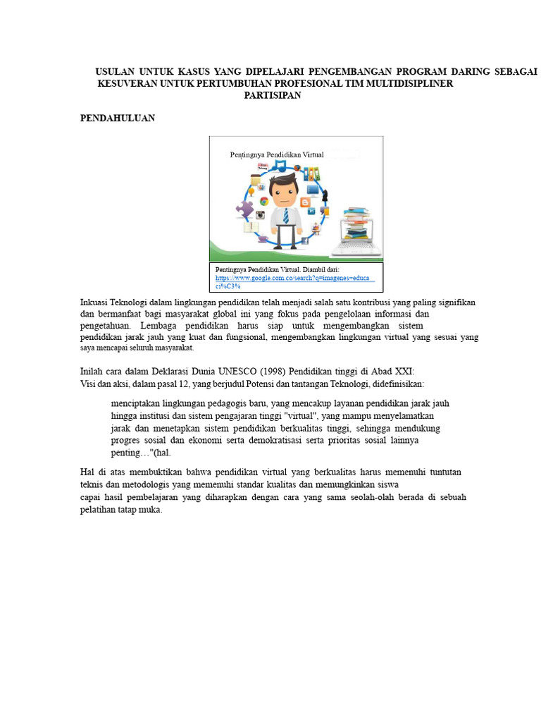 Contoh Proposal Tentang Kasus Studi | PDF