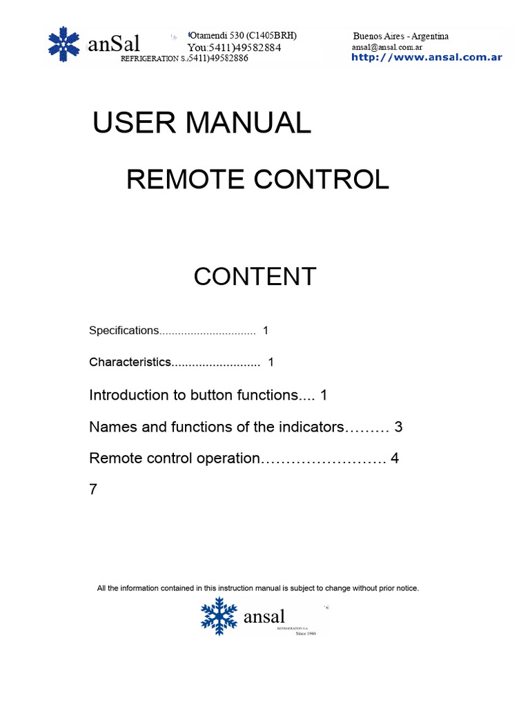 Vaillant Remote Control Guide | PDF | Remote Control | Air Conditioning