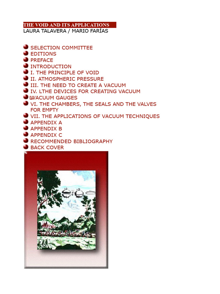 The Void and Its Applications | PDF | Vacuum | Internal Combustion Engine
