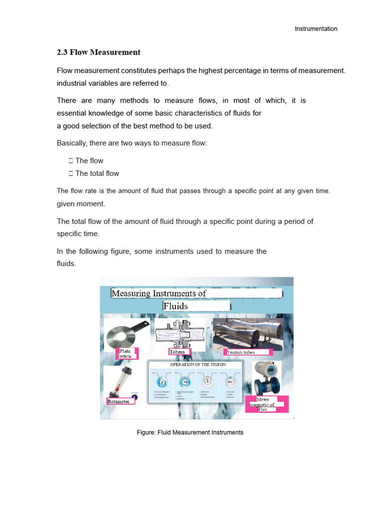 2.3 Flow Measurement 07 09 18 READY | PDF | Flow Measurement ...