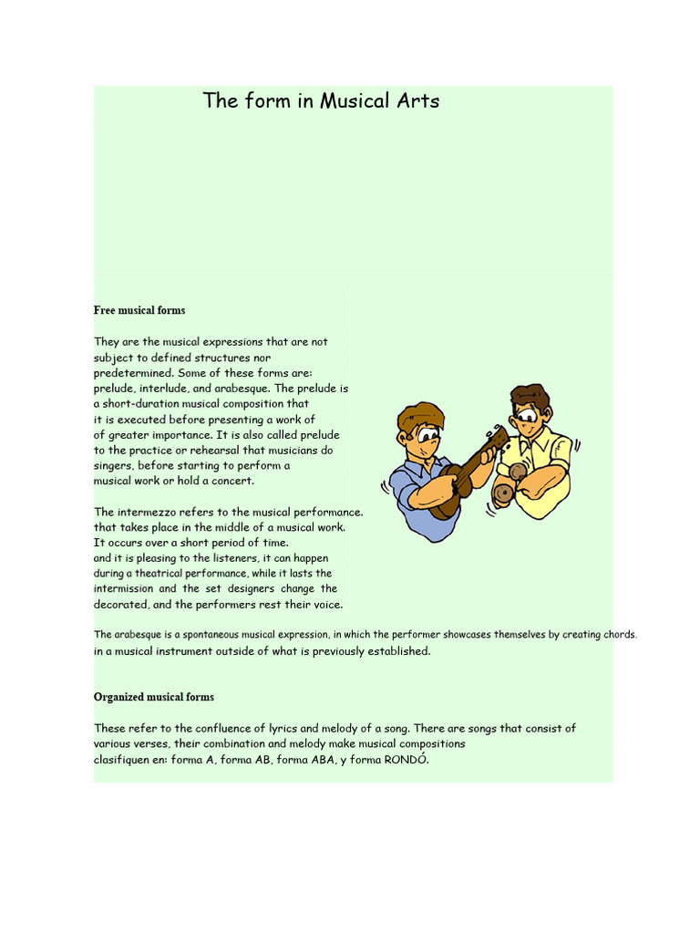The Form in Musical Arts | PDF | Musical Forms | Ludwig Van Beethoven
