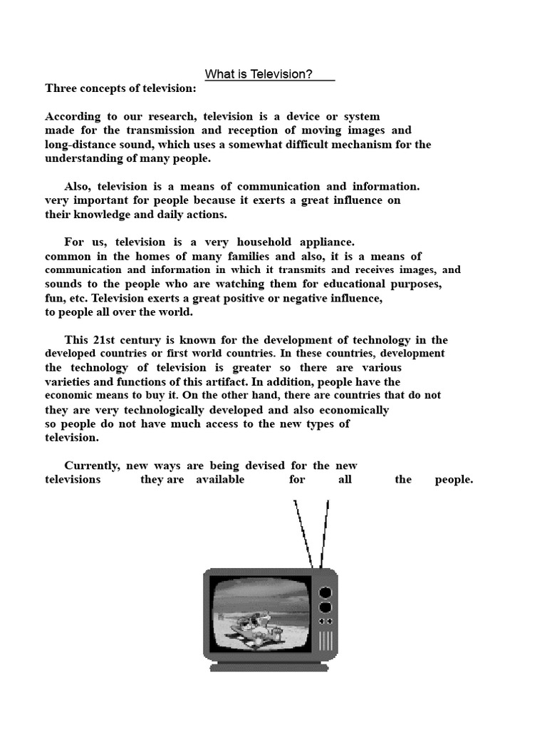What Is Television | PDF | Television | Rca