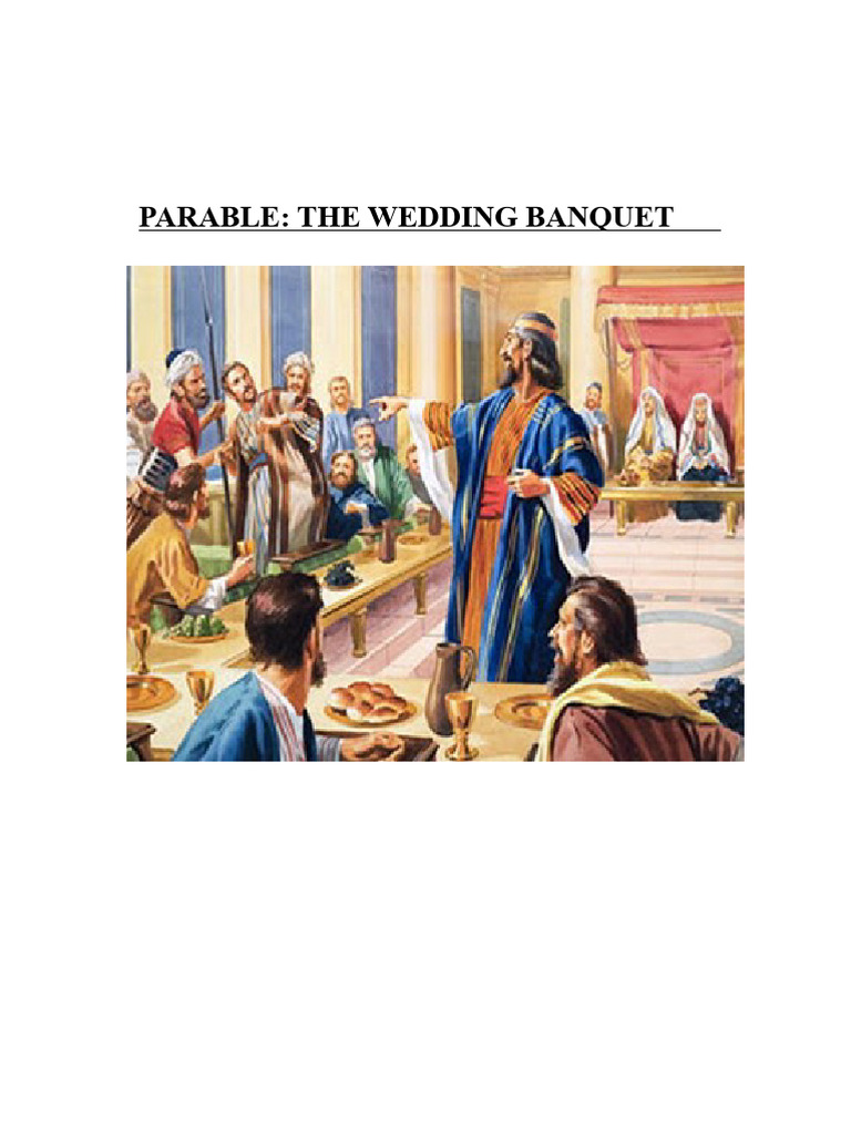 PARABLE Wedding Banquet 2 | PDF | Jesus | Gospel Of Matthew