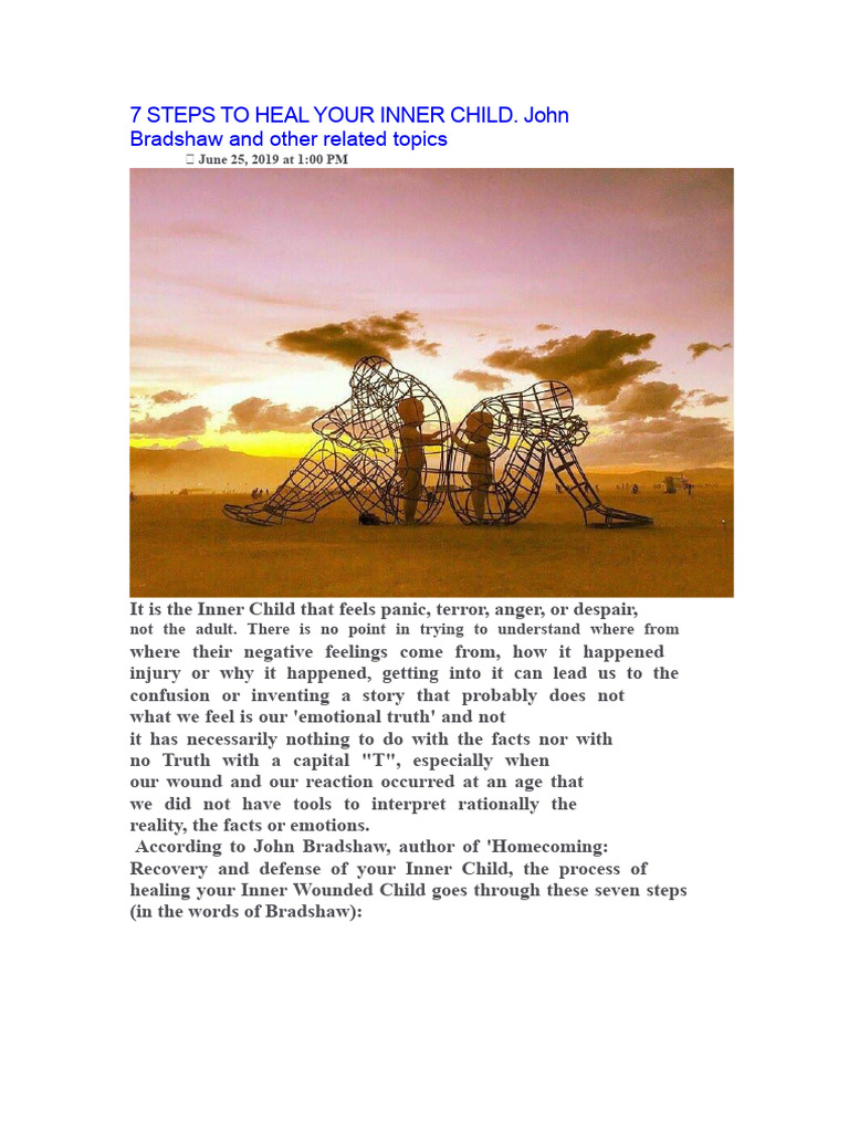 7 Steps To Heal Your Inner Child | PDF | Shame | Anger