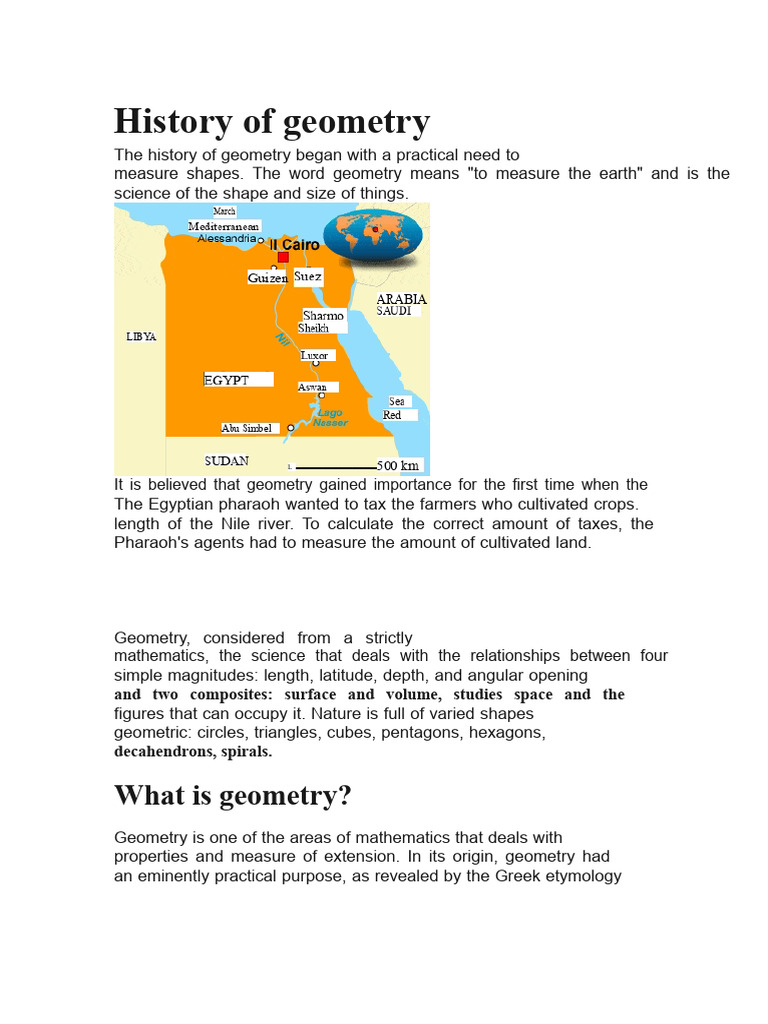 History of Geometry | PDF | Geometry | Euclidean Geometry
