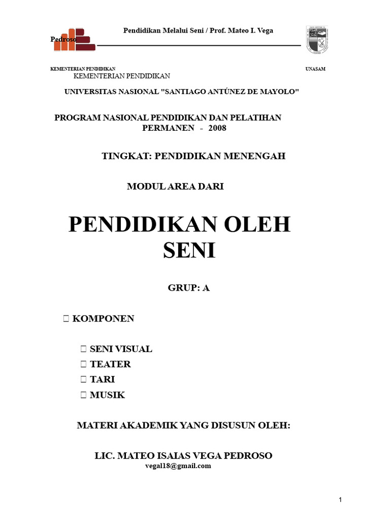 Modul Seni Untuk Praktik Polo Vera o | PDF