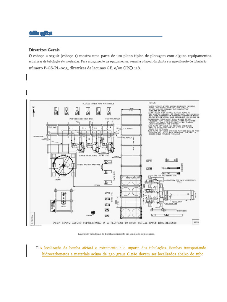 Diretrizes para Layout de Tubulação de Bombas | PDF | Bomba | Válvula