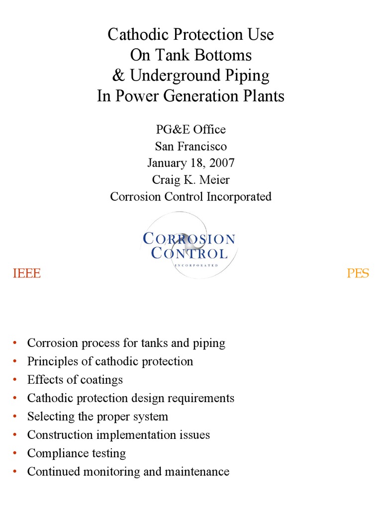 Cathodic Protection | PDF | Corrosion | Anode