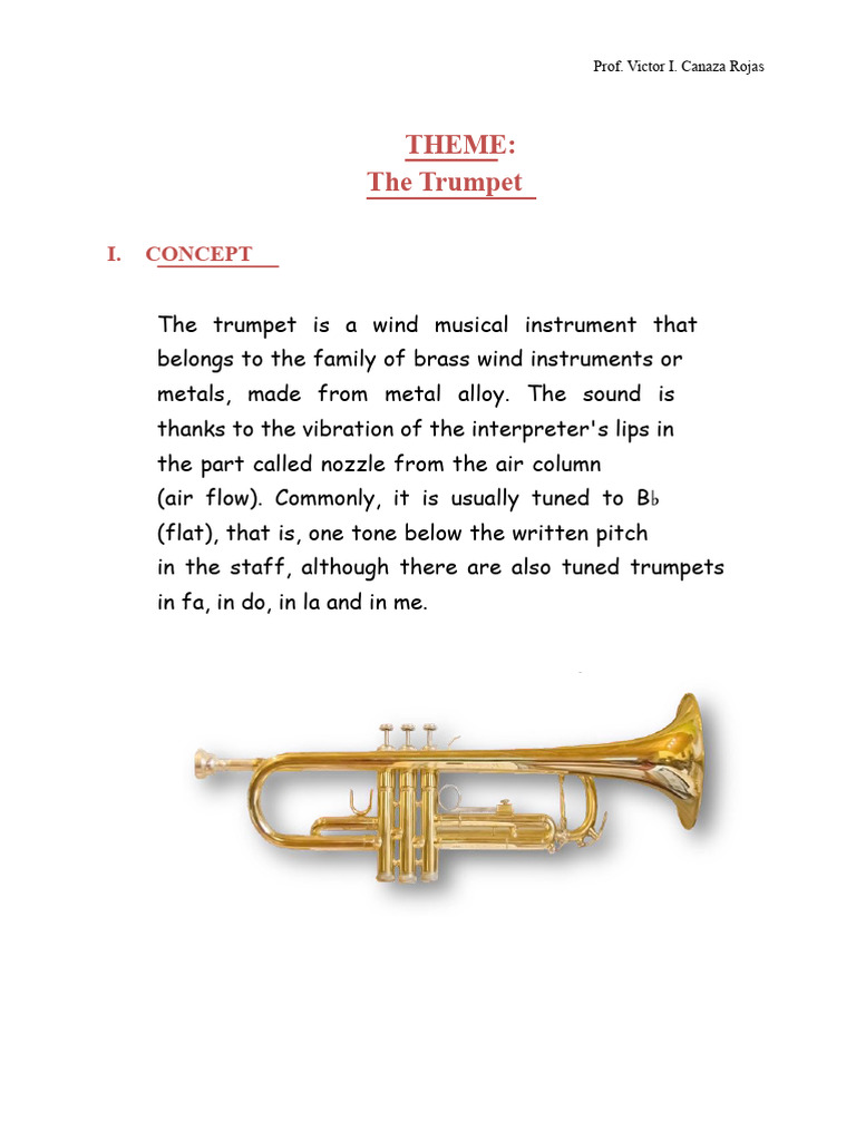 Understanding Trumpet Anatomy and Function | PDF | Trumpet | Brass ...