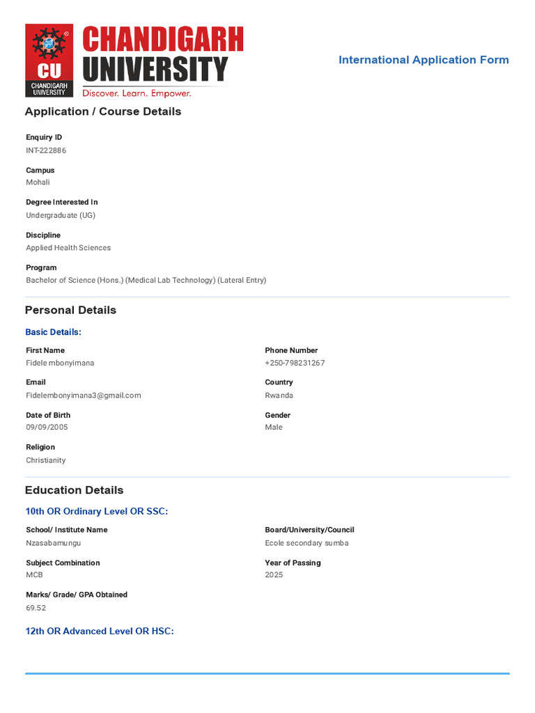 Application PDF - Application Form PDF | PDF | Birth Certificate ...