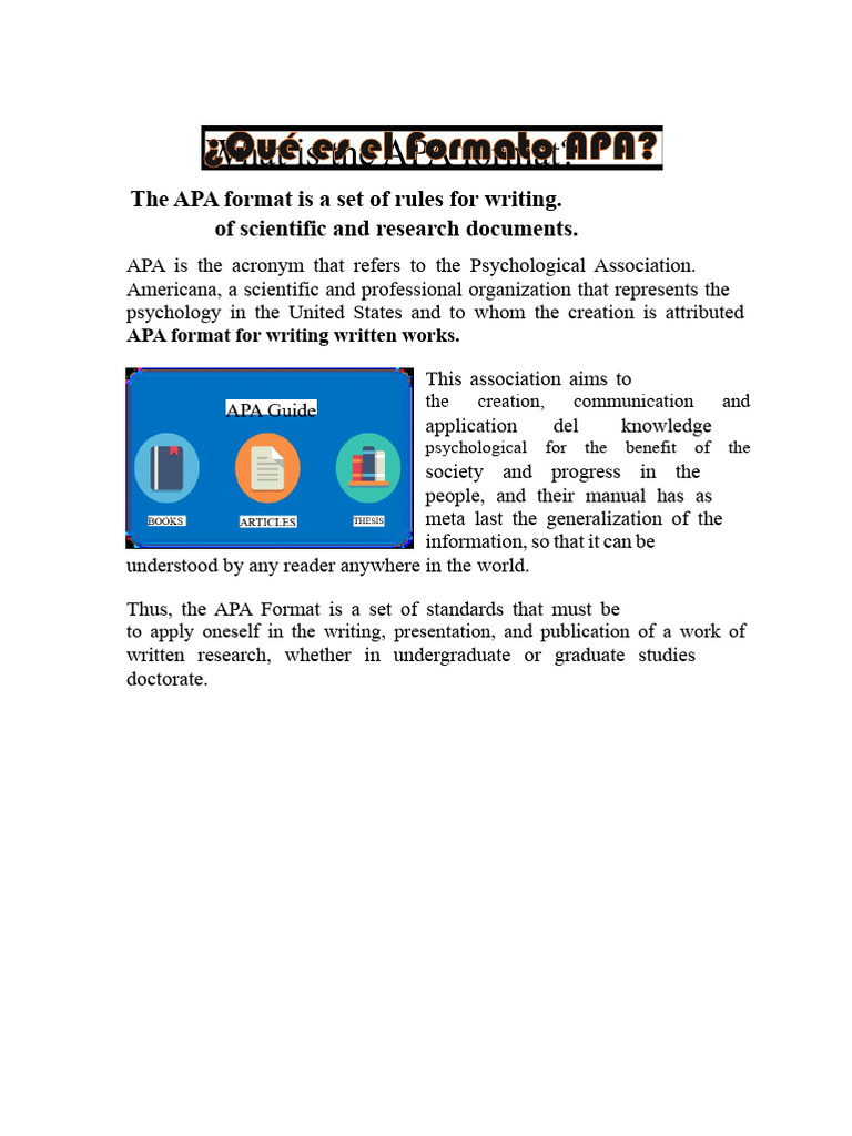 What Is The APA Format | PDF | Apa Style | Paragraph