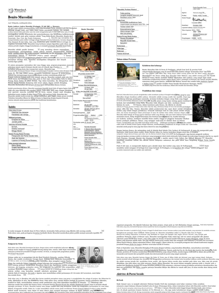 Benito Mussolini | PDF
