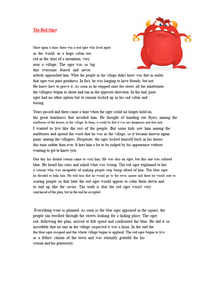 The Red Ogre and Other Heartwarming Tales | PDF
