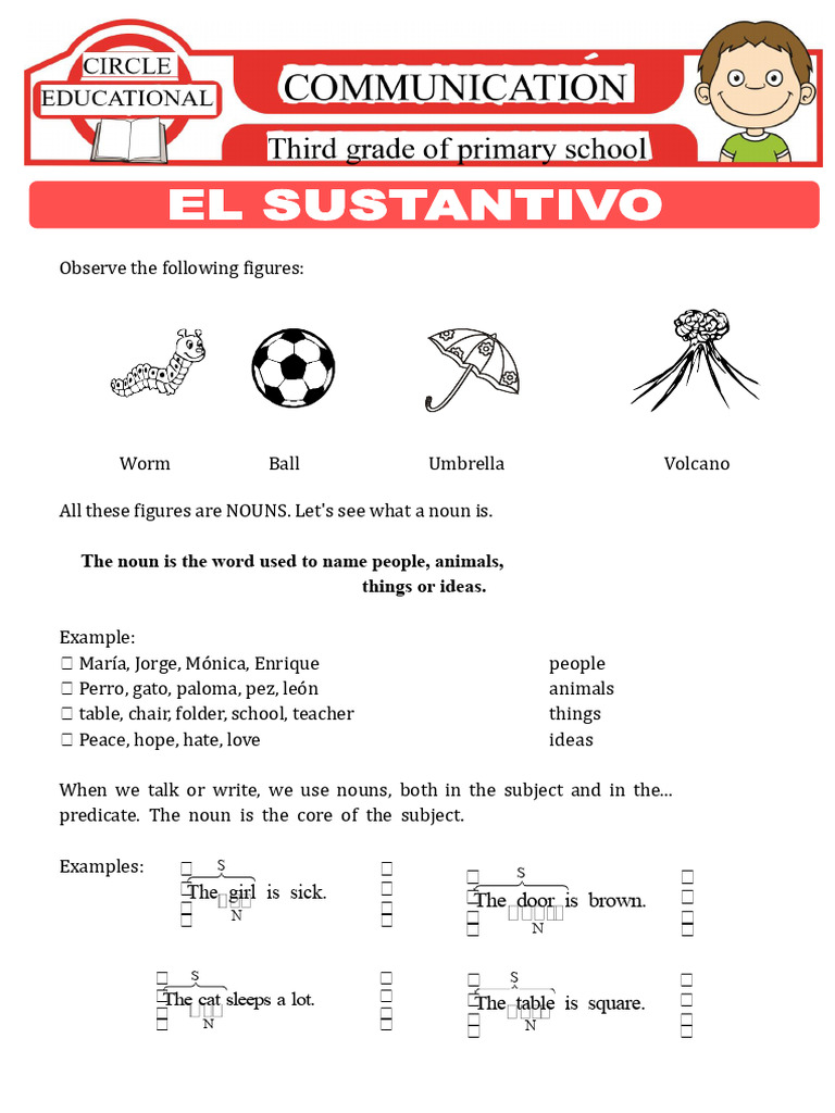 The-Noun-and-its-Classification-for-Third-Grade | PDF | Grammatical ...