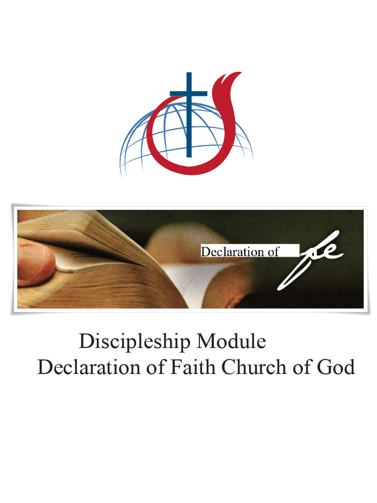 Church of God Declaration of Faith | PDF | Baptism | Justification ...