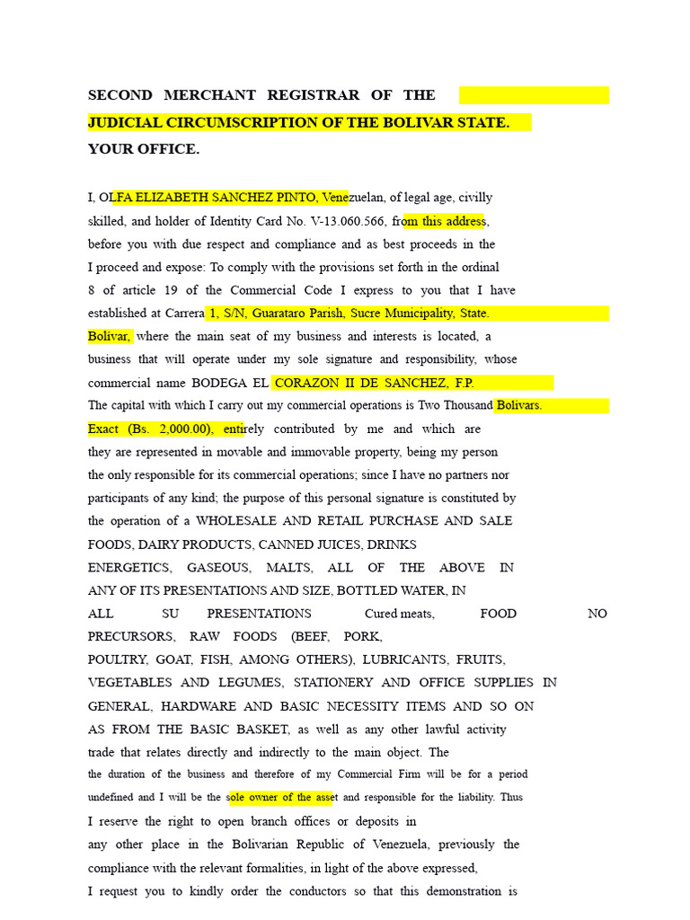 Personal Signature of A Warehouse | PDF