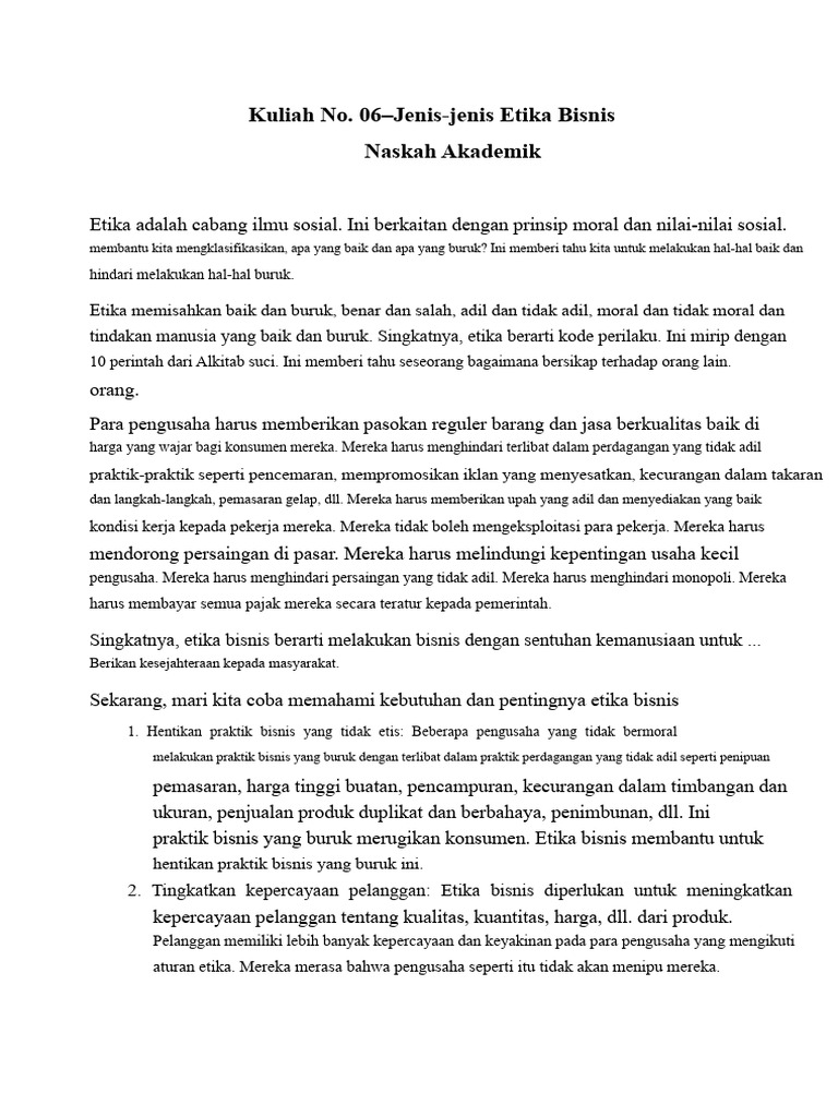 Naskah Akademik | PDF