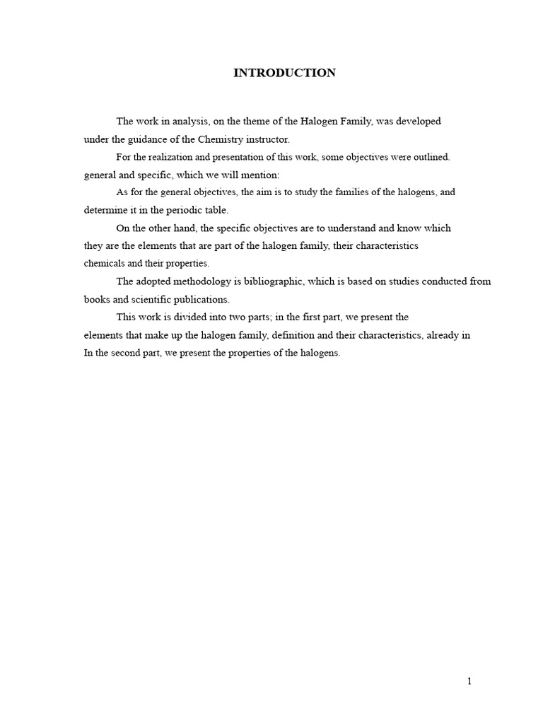 Halogen Family | PDF | Iodine | Chlorine