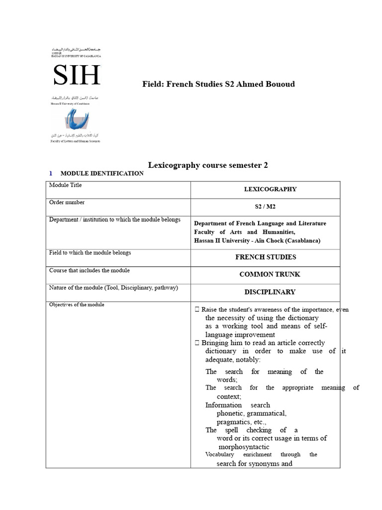 Lexicography S2 | PDF | Lexicography | Dictionary