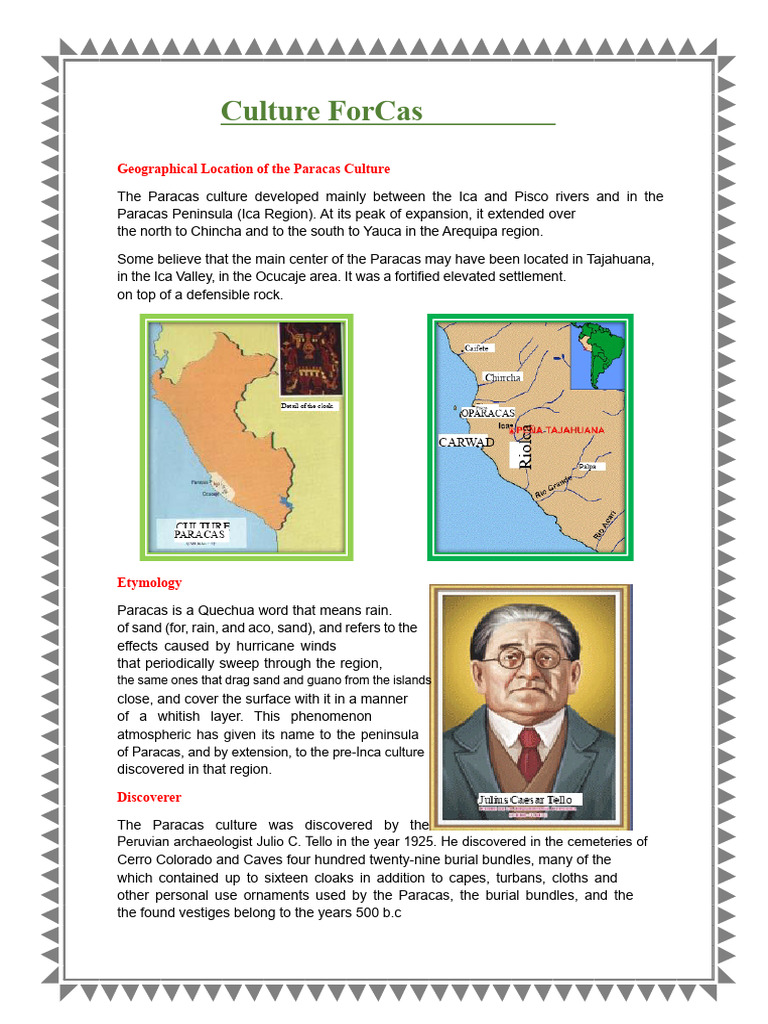 Paracas Culture | PDF