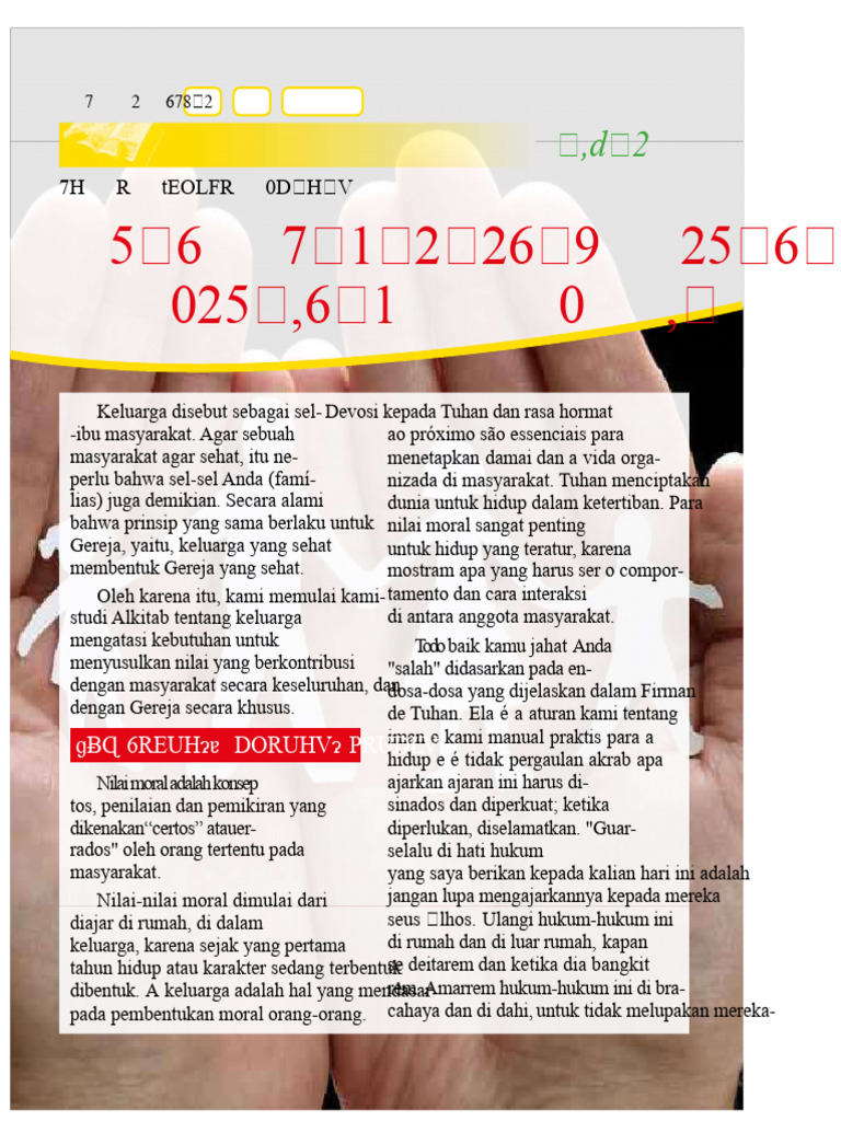 Pelajaran 10 - Menyelamatkan Nilai-Nilai Moral Dalam Keluarga | PDF