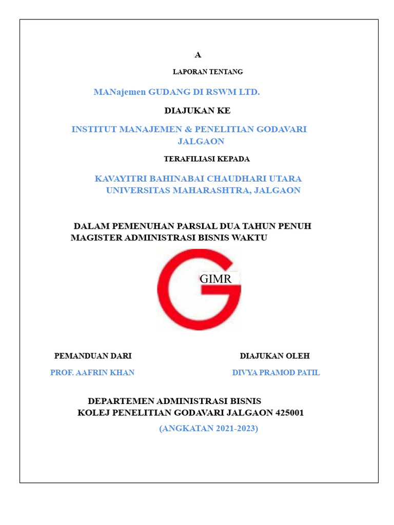 Manajemen Gudang | PDF