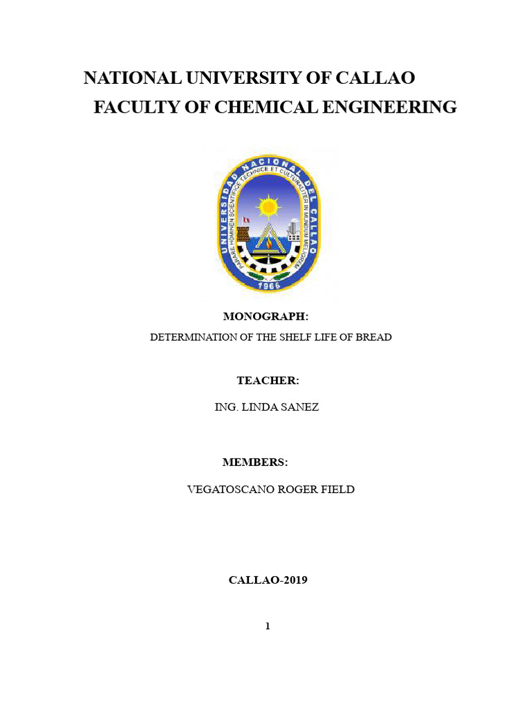 Shelf Life Determination of Bread | PDF | Breads | Flour