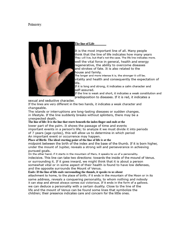 Palmistry | PDF | Hand | Planets