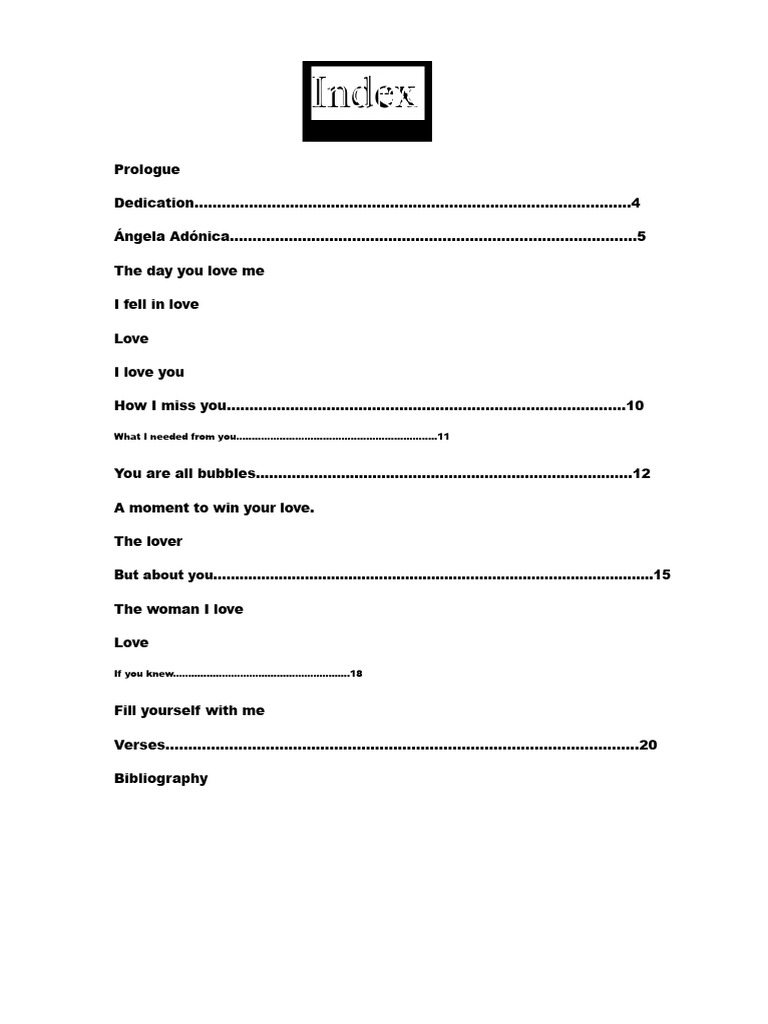 Compendium of Poems | PDF