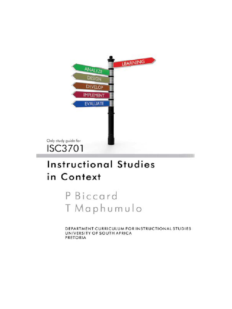 ISC3701 Przewodnik Do Nauki | PDF