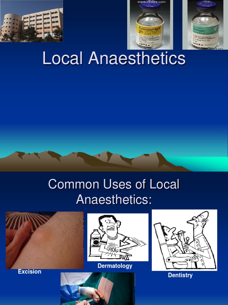 Local Anesthetics | PDF | Anesthesia | Medical Specialties