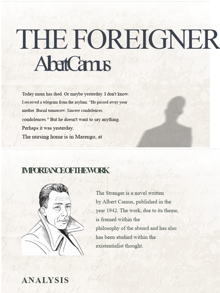 The Stranger Albert Camus | PDF