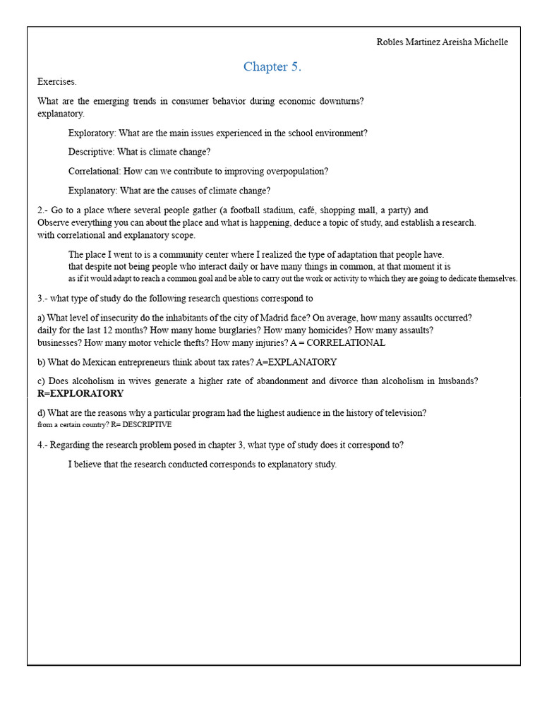 Chapter 5 | PDF | Quantitative Research | Psychological Concepts