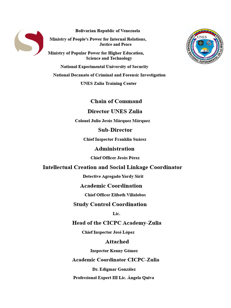 Chain of Command | PDF