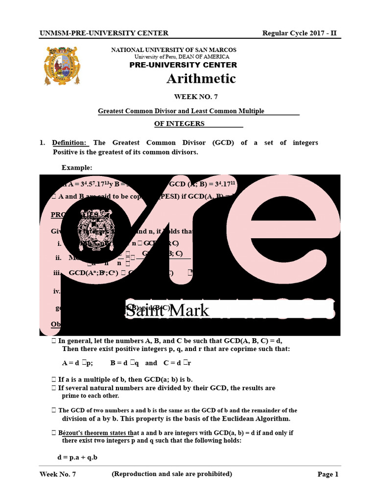 Investigation of GCD and LCM | PDF | Mathematics | Arithmetic