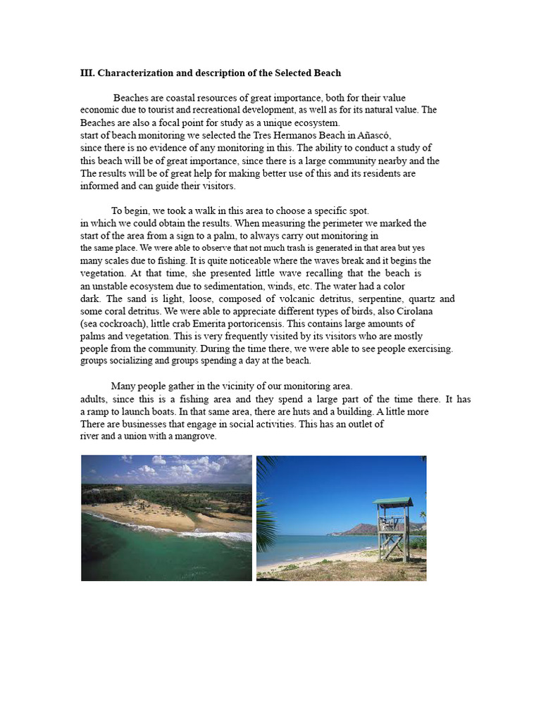 Beach Description | PDF