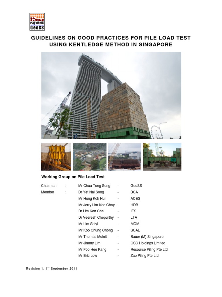 Kentledge Method for Pile Load Testing | PDF | Foundation (Engineering ...