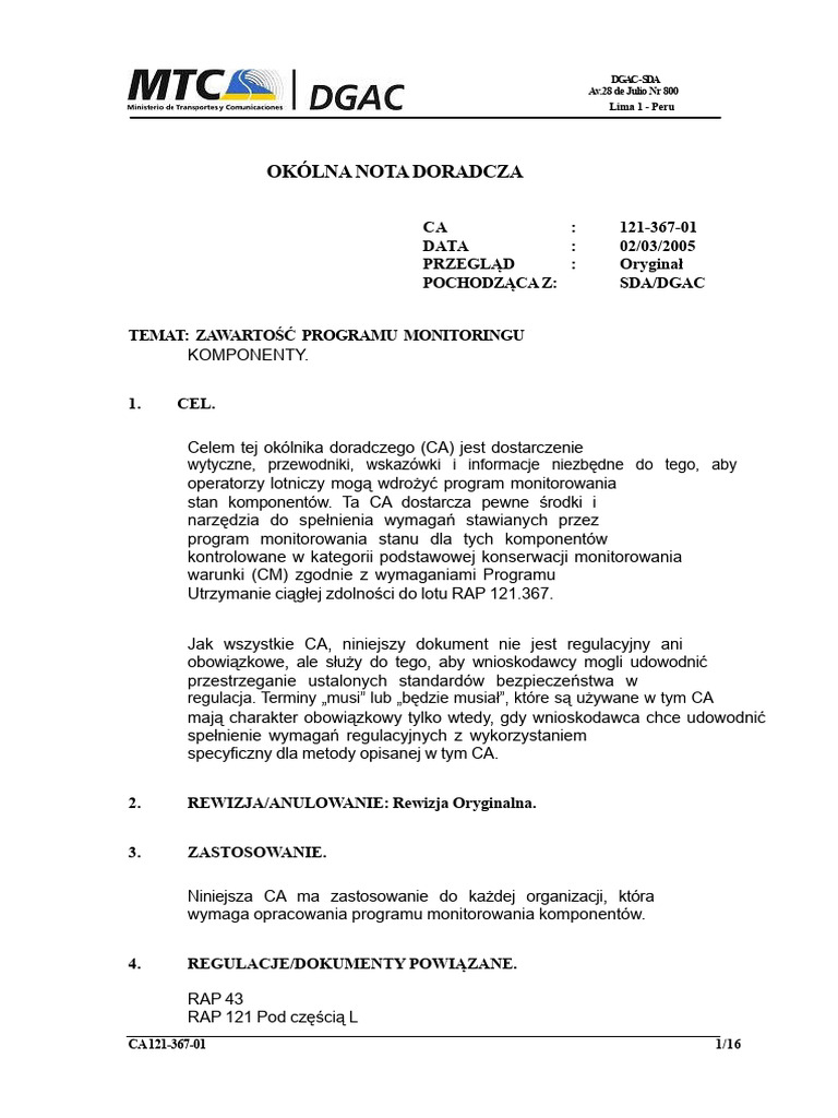 Ca121 367 01 | PDF