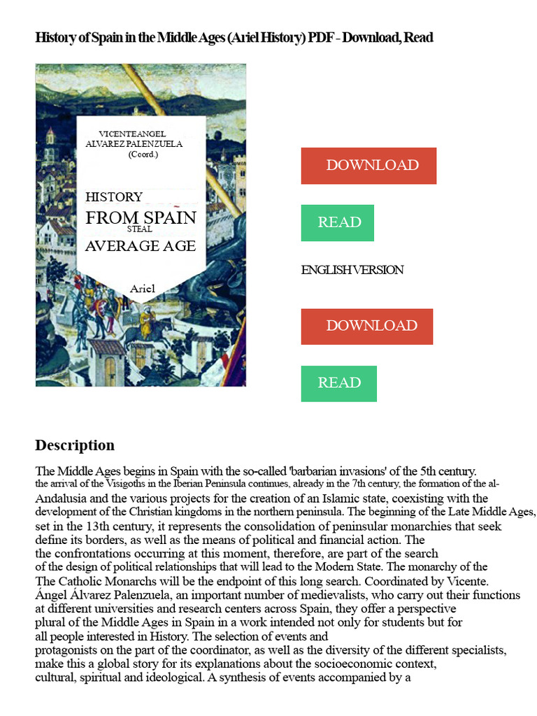 Spain's Medieval History Overview | PDF | Spain