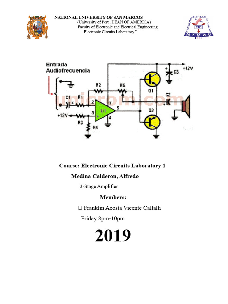 3-Stage Audio Amplifier Design Guide | PDF | Field Effect Transistor ...