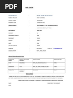 Simple Biodata Format | PDF