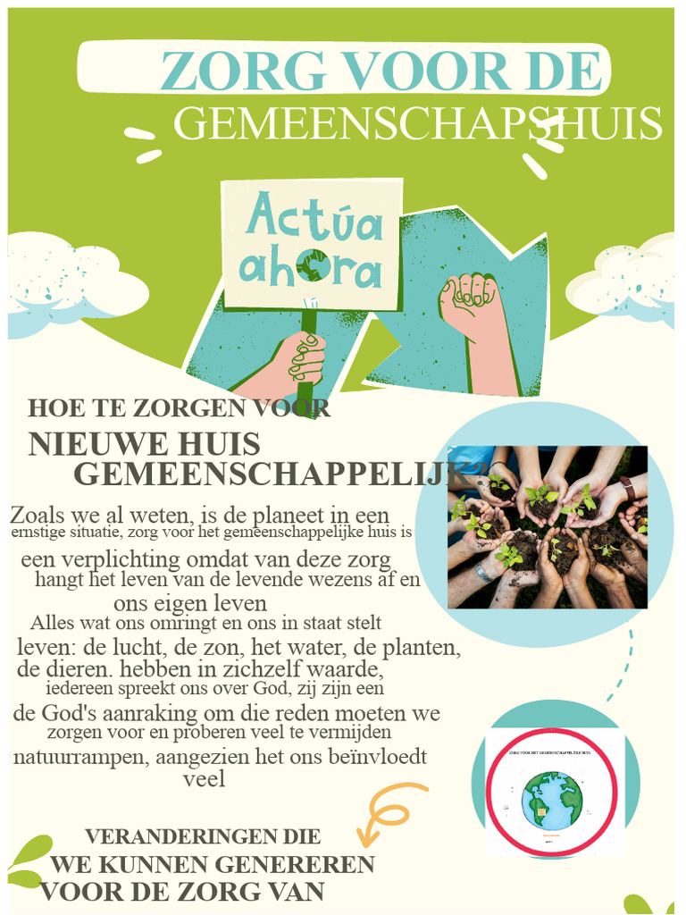Infographic Milieu Zorg Creatief Groen | PDF