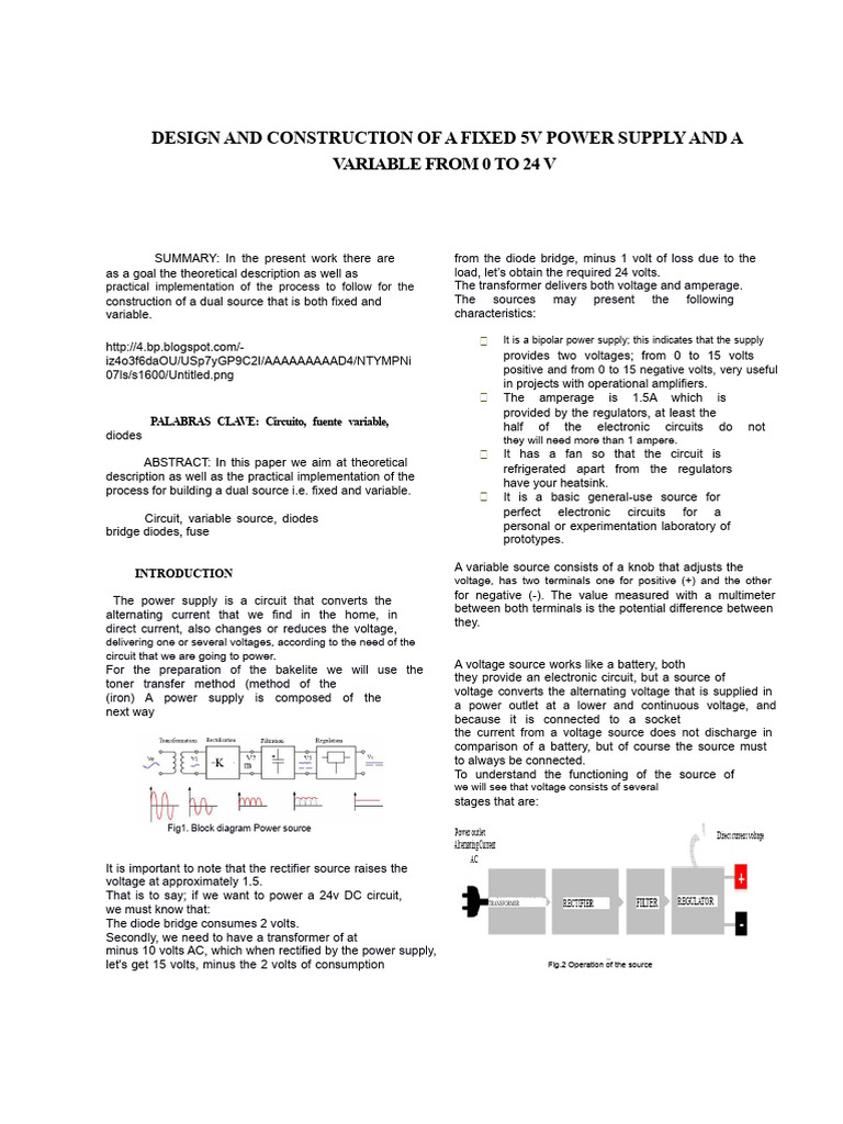 Dual Source Report | PDF | Rectifier | Power Supply