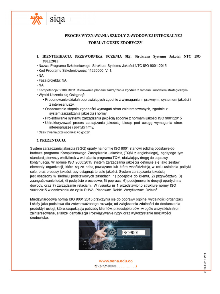 GT1 - Struktura SC - NTC ISO 9001-2015 - GFPI-F-019 - Przewodnik Po ...