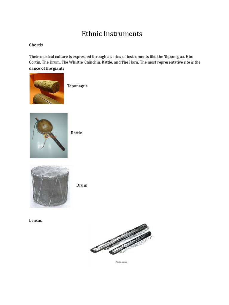 Ethnic Instruments | PDF