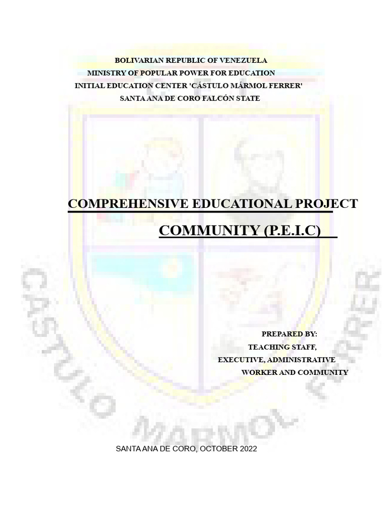 Comprehensive Educational Project Overview | PDF